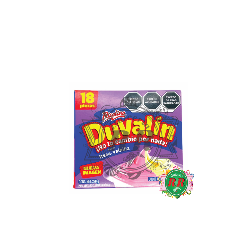Duvalin Fresa-Vainilla 18pc – Dulceria RR